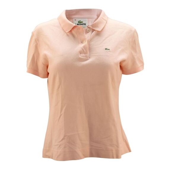 Lacoste | Tops | Lacoste Short Sleeve Polo Shirt In Pink Cotton | Poshmark